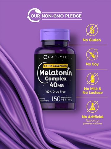 Fast acting melatonin for sleep aid