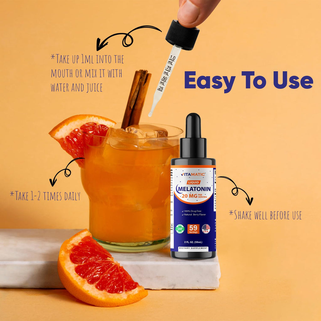 Fast-acting melatonin sleep aid