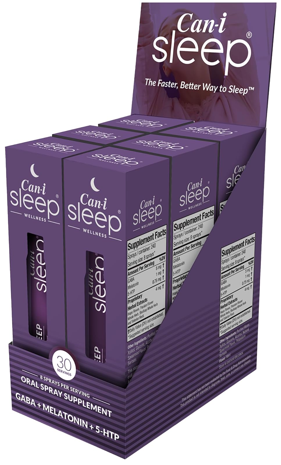 Fast-Acting melatonin spray for sleep