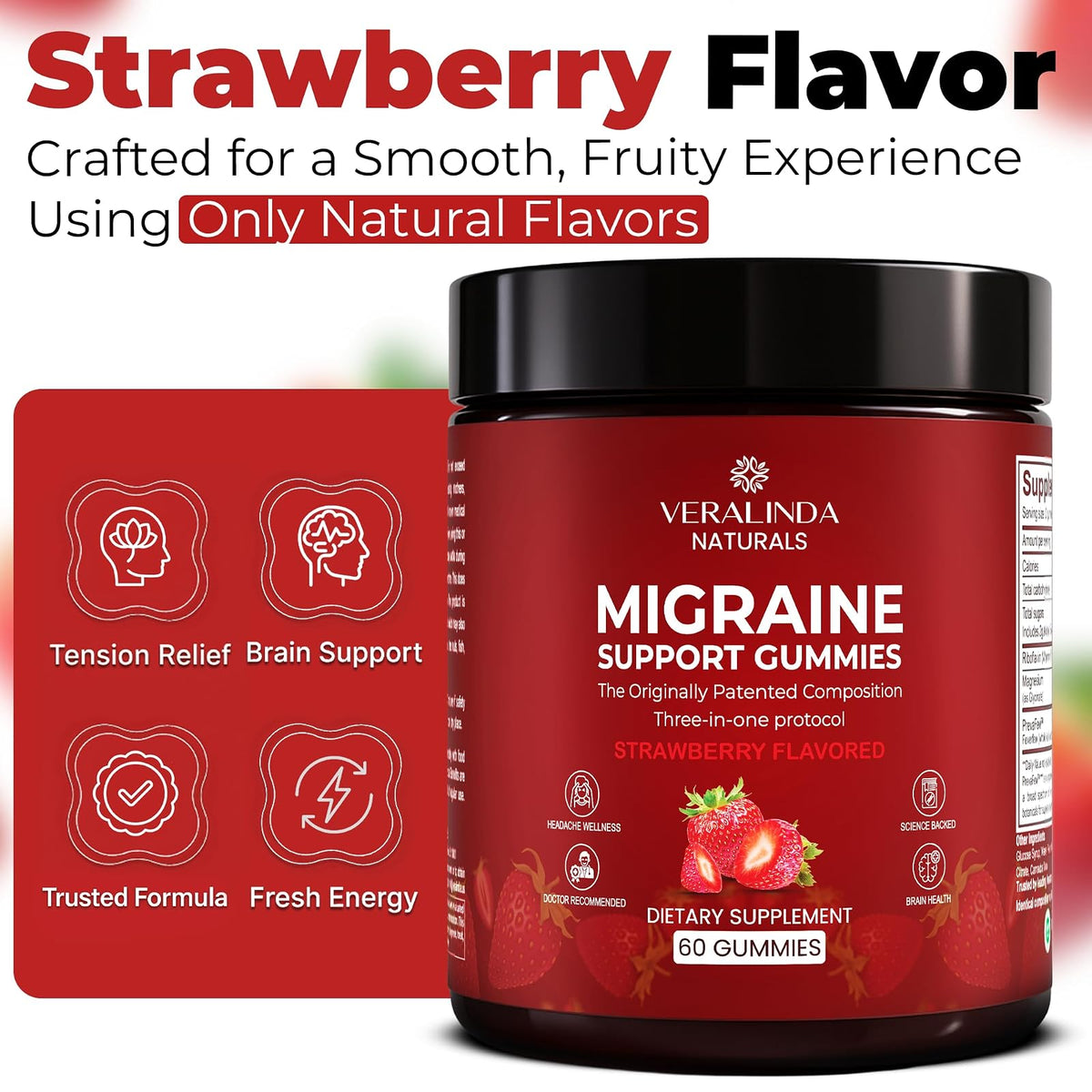 Fast-acting migraine support gummies