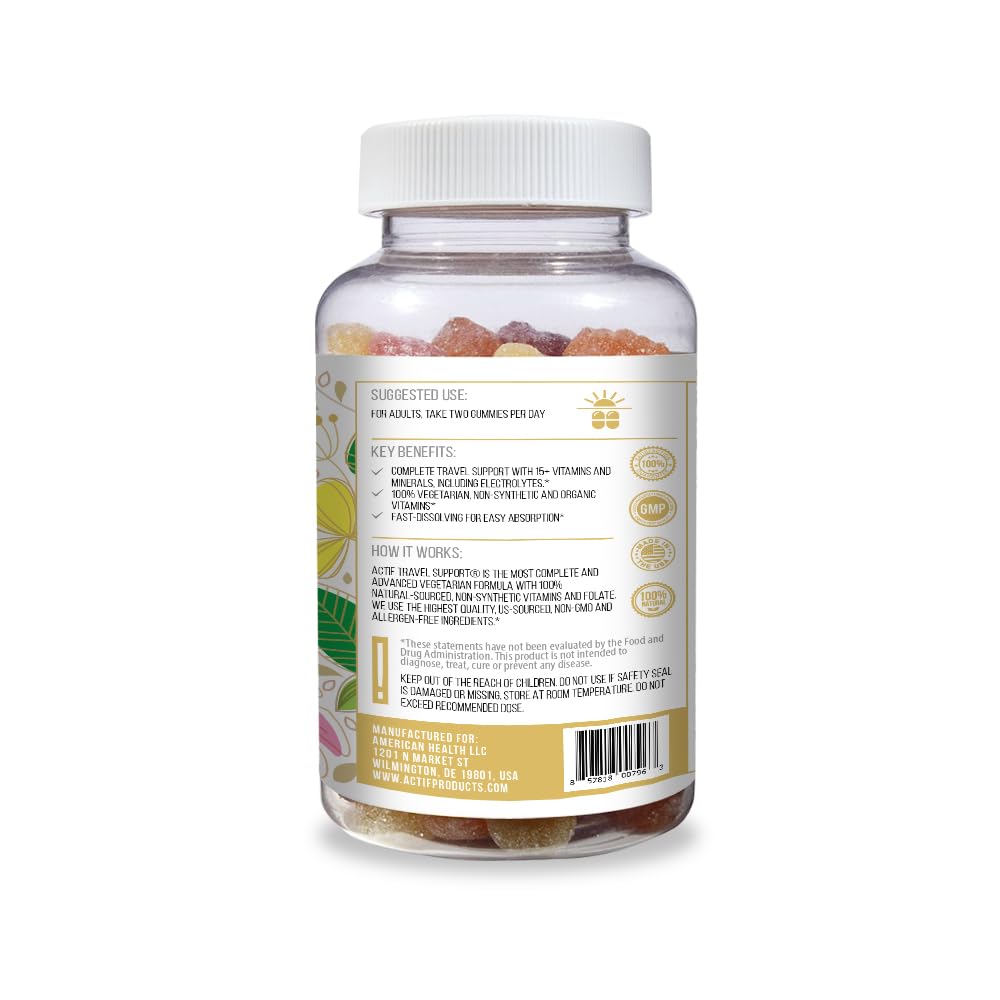 Fast-acting mineral gummies for travel