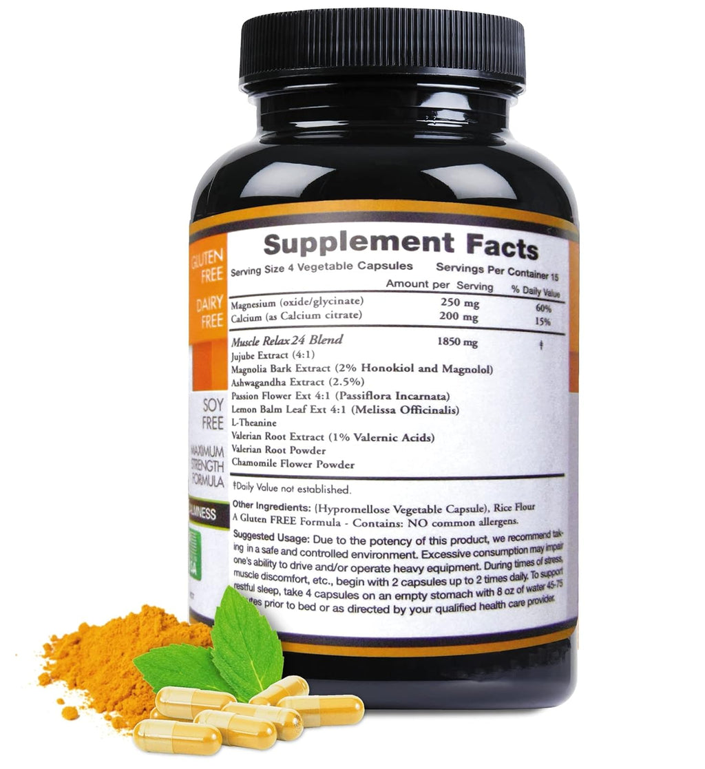 fast-acting muscle relief capsules