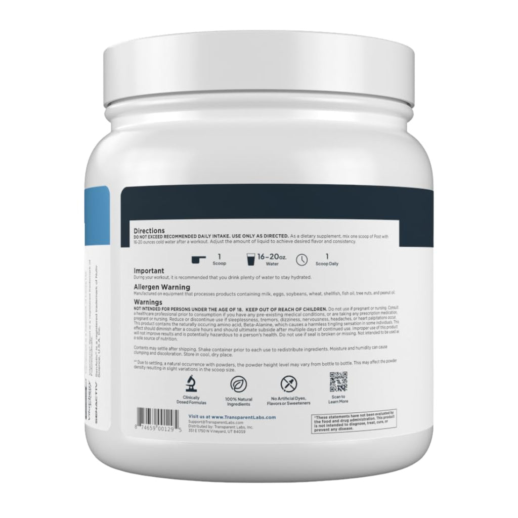 fast-acting post-workout recovery solution