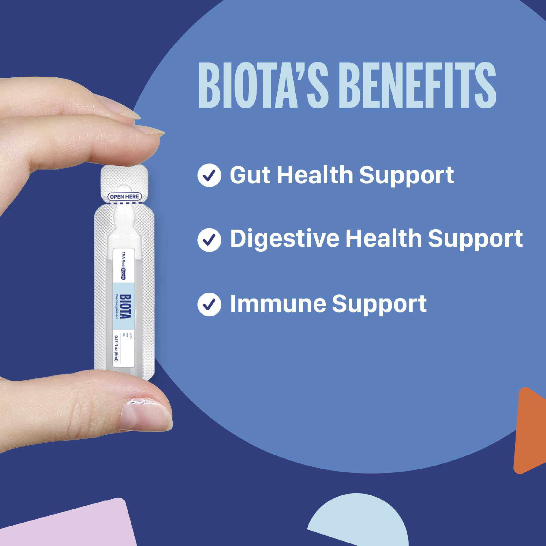 Fast acting probiotics for adults