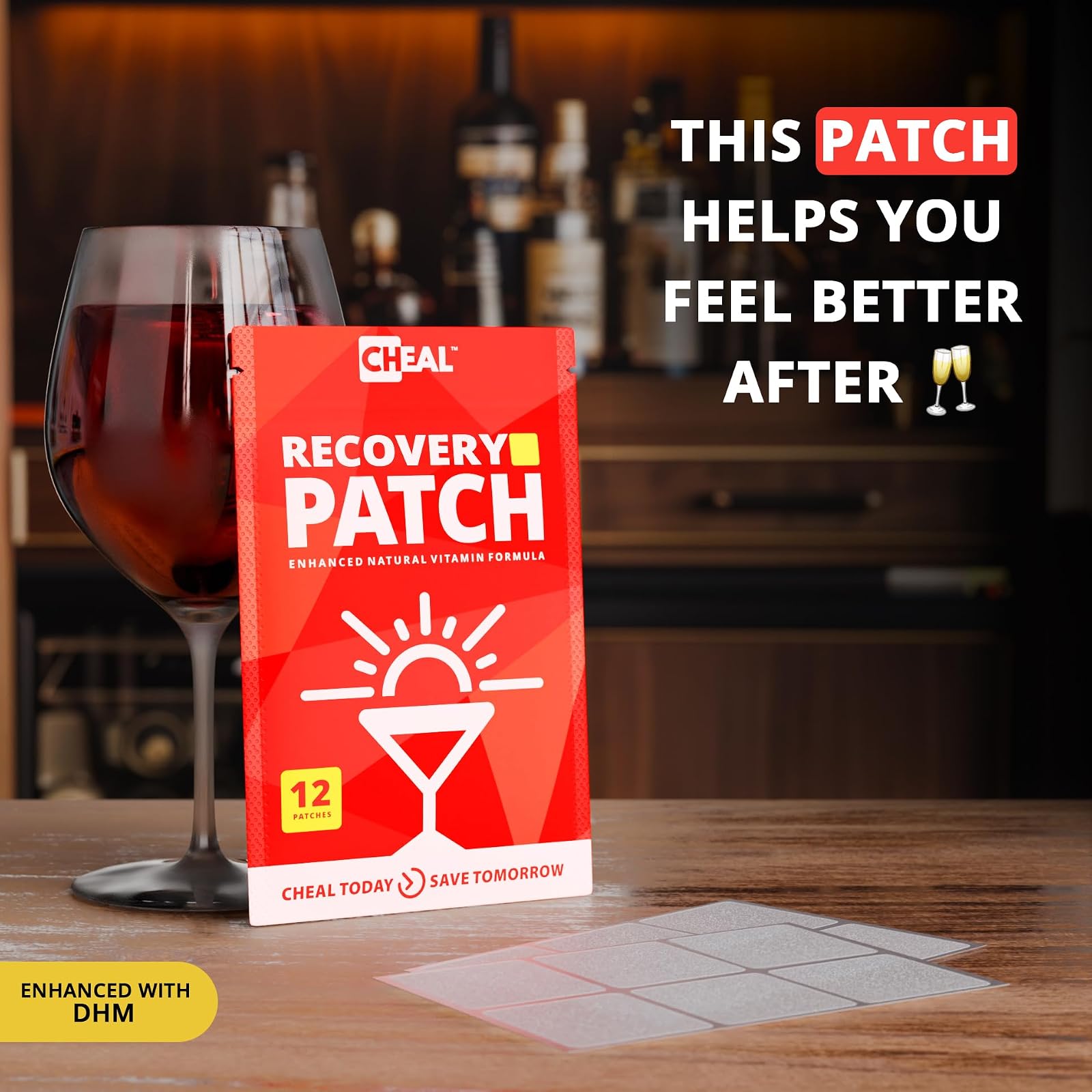 fast-acting recovery patches with b vitamins