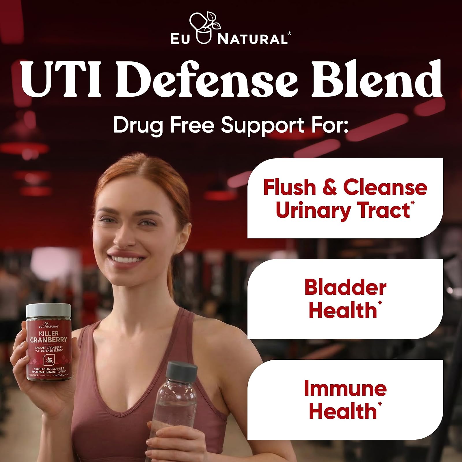 Fast-acting UTI relief capsules