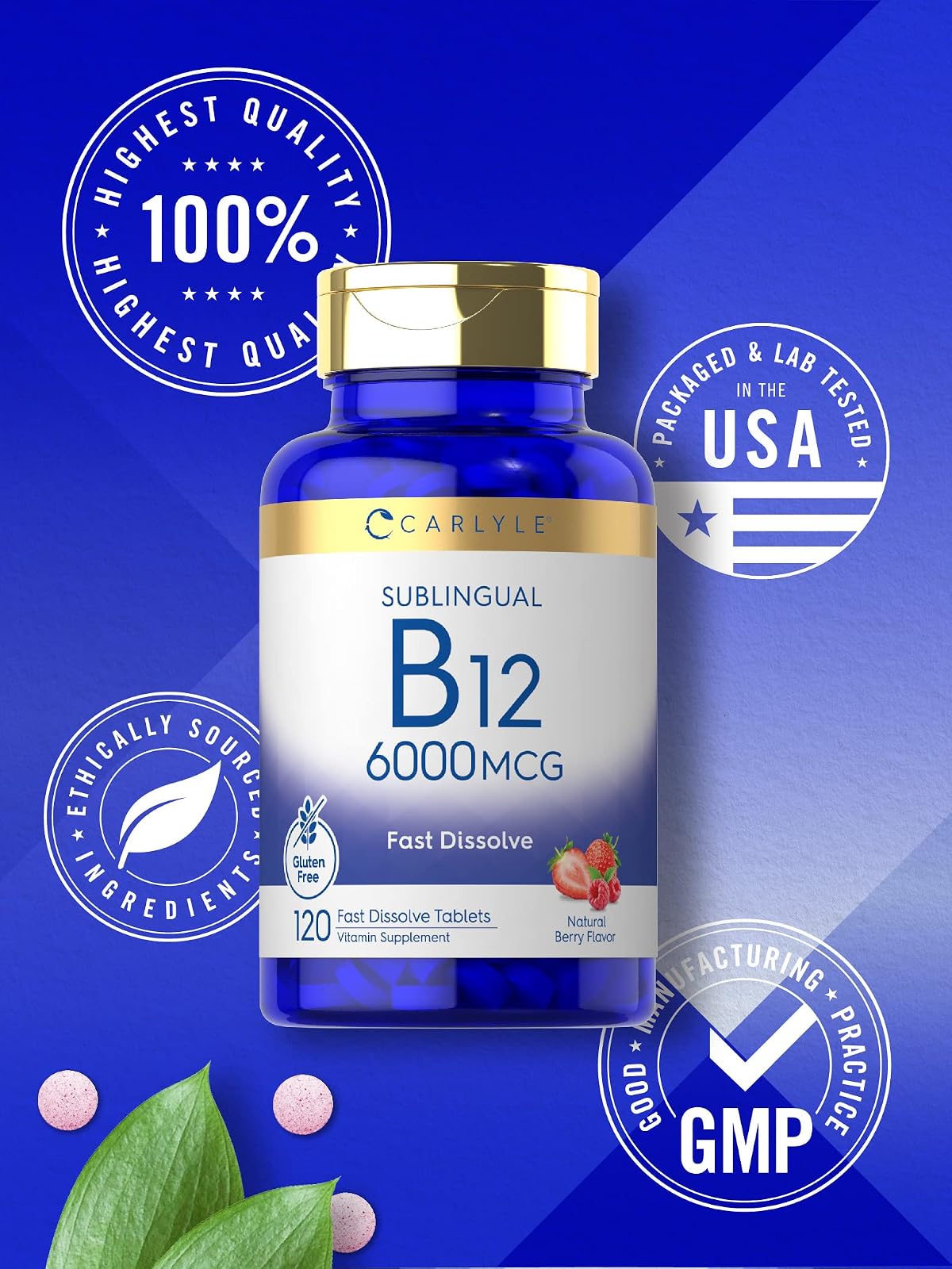 fast acting vitamin B12 for vitality