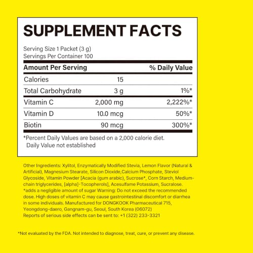 fast-acting vitamin C packets