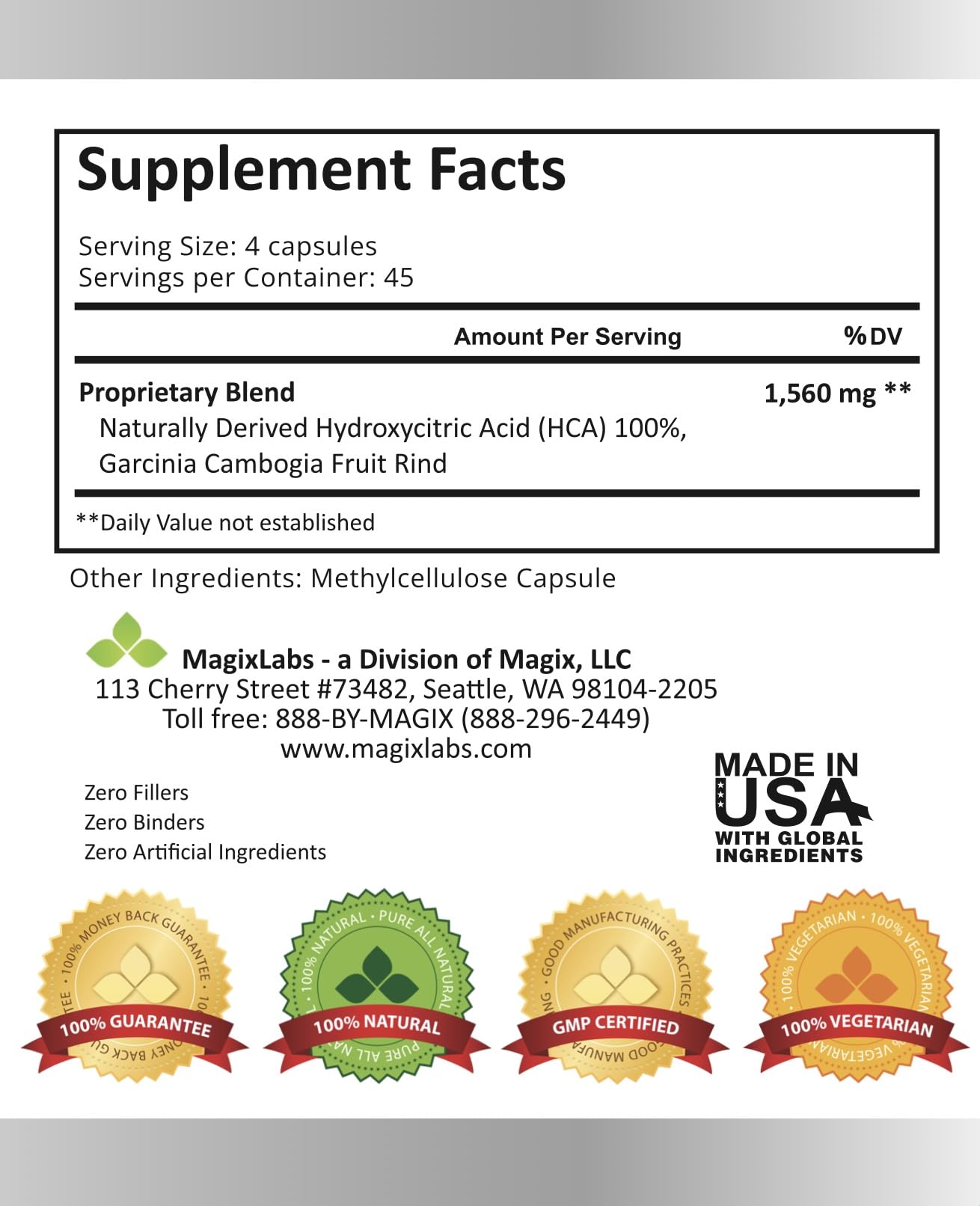 fast action garcinia cambogia supplement