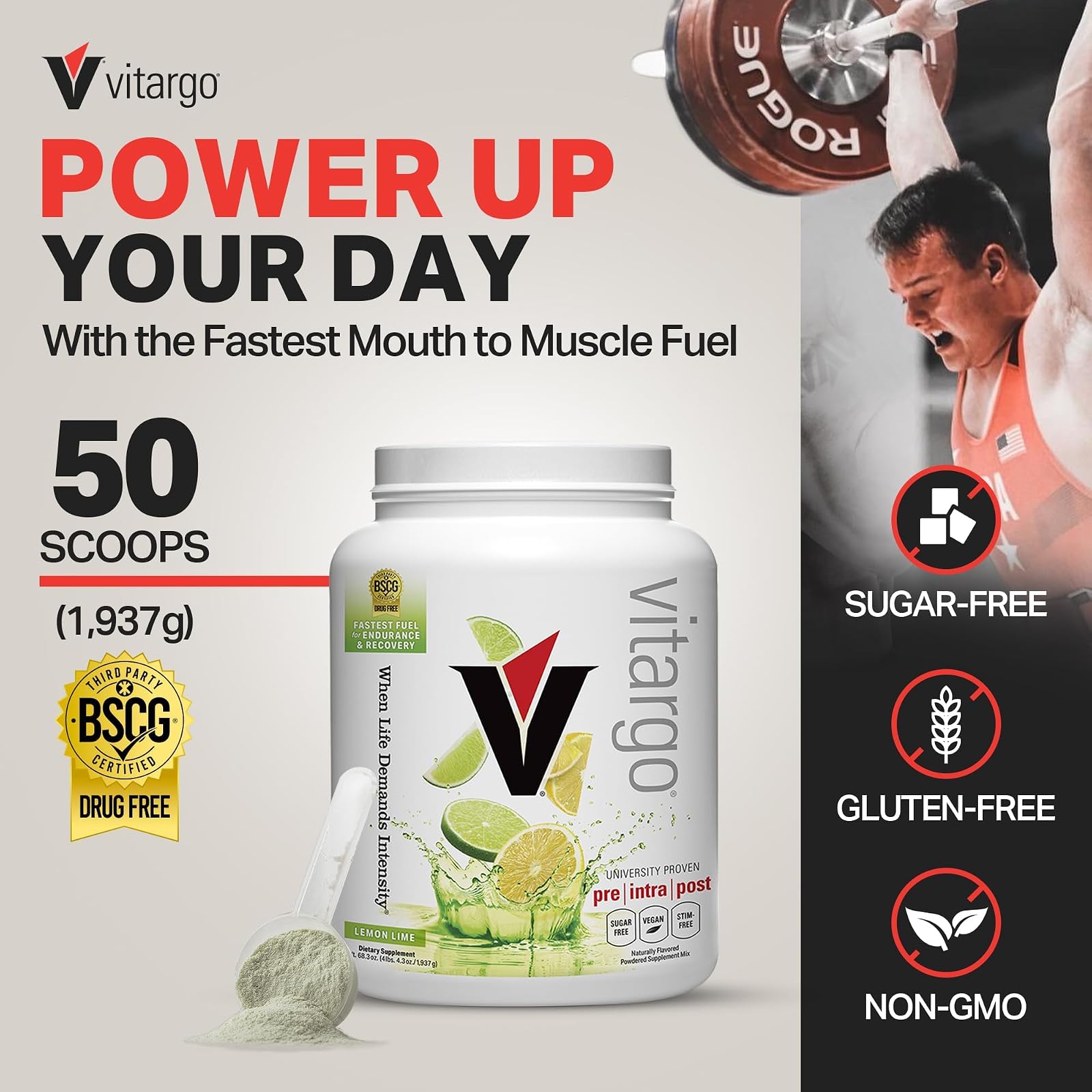 fast-digesting lemon lime powder