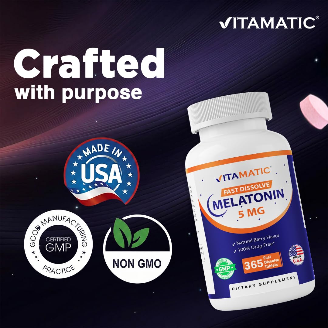 fast dissolve melatonin for quick relief