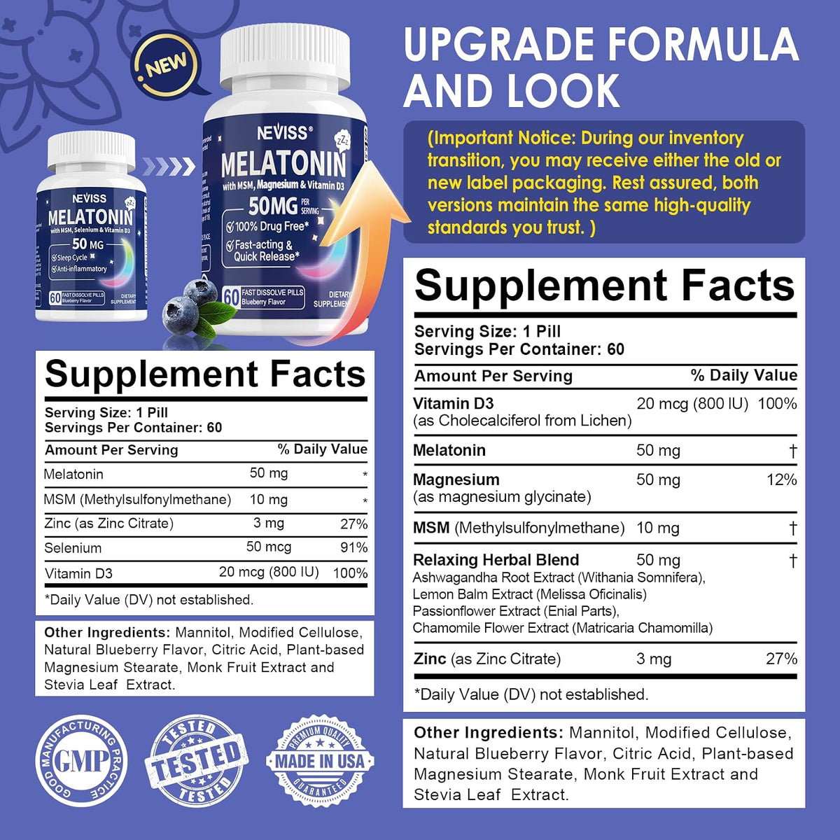 fast dissolve melatonin for quick relief