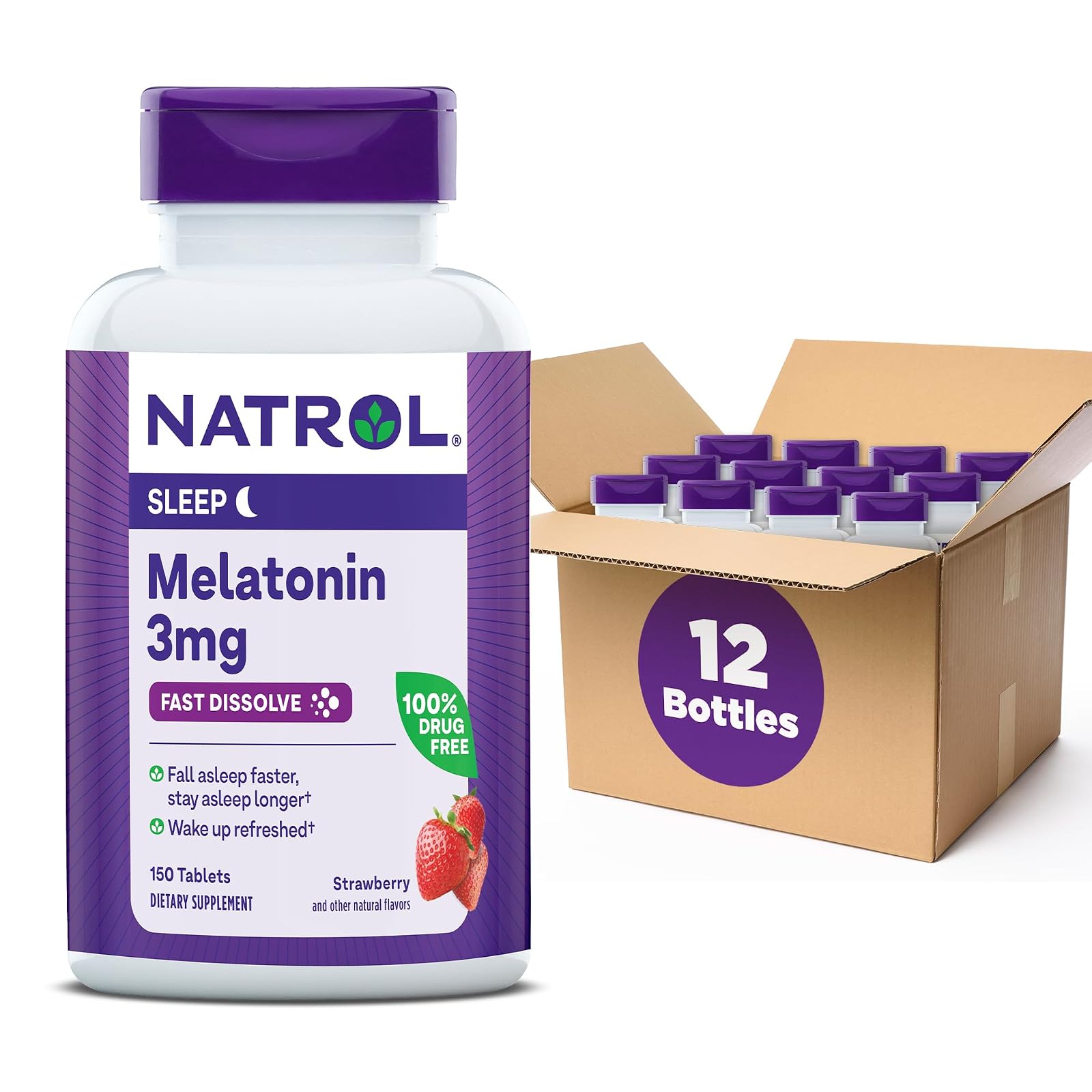 fast-dissolve melatonin tablets for sleep