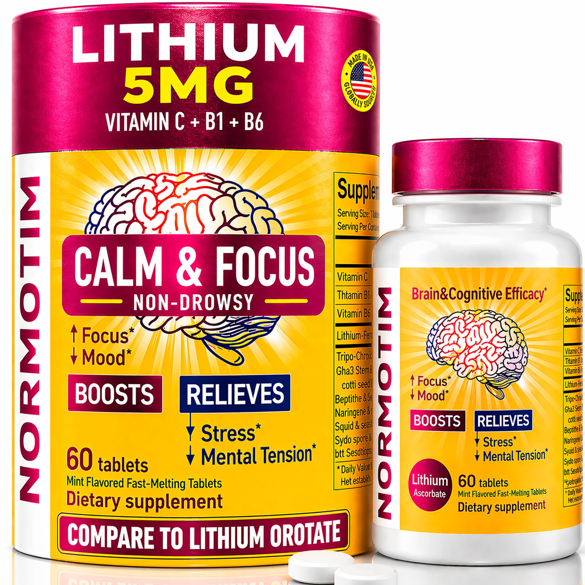 fast-dissolve tablets for cognitive support