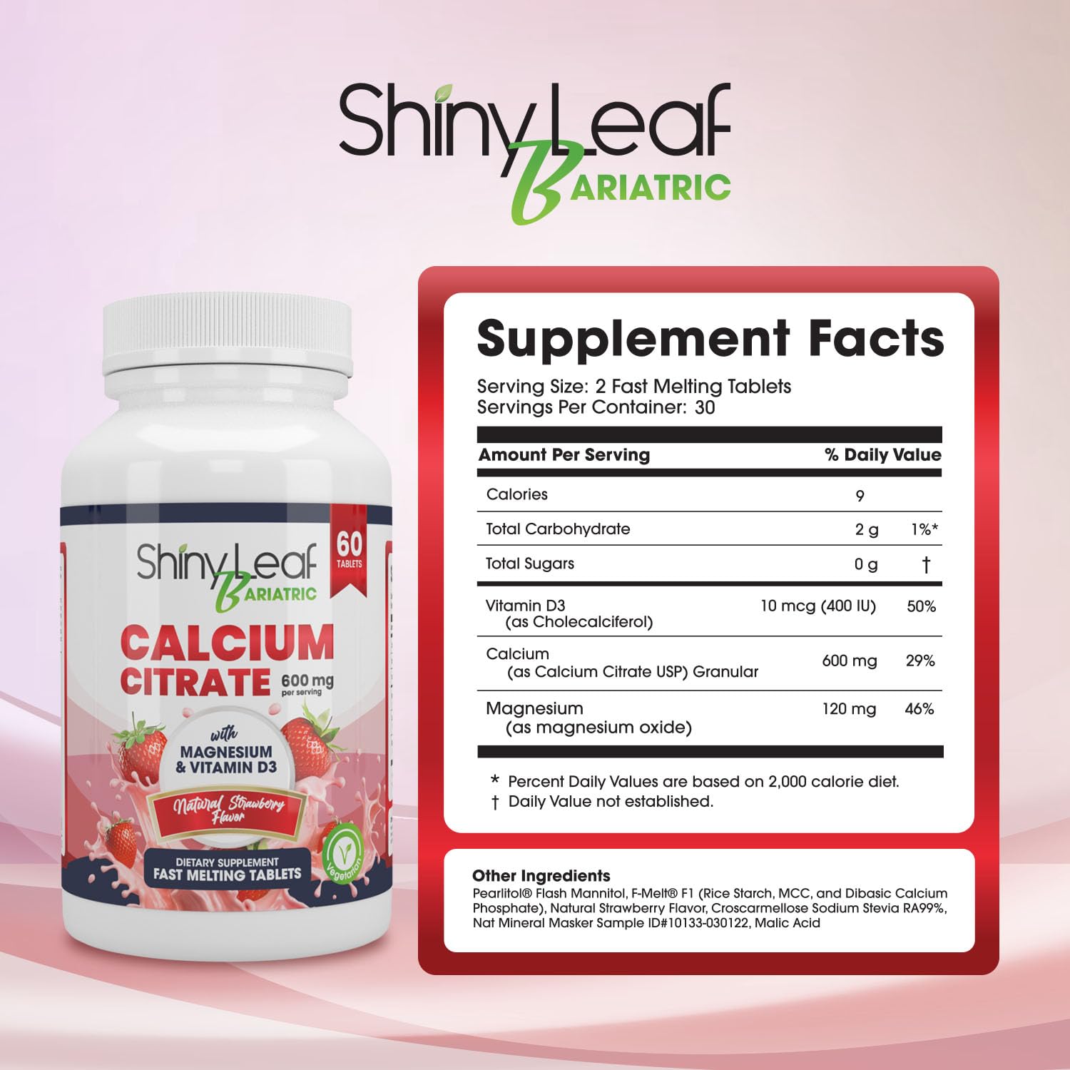 fast dissolving calcium citrate formula