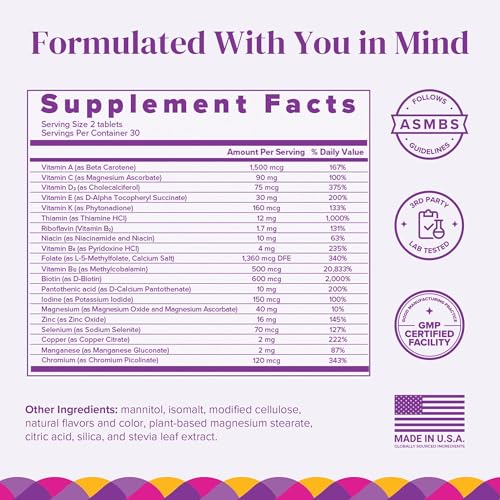fast-dissolving multivitamin for women