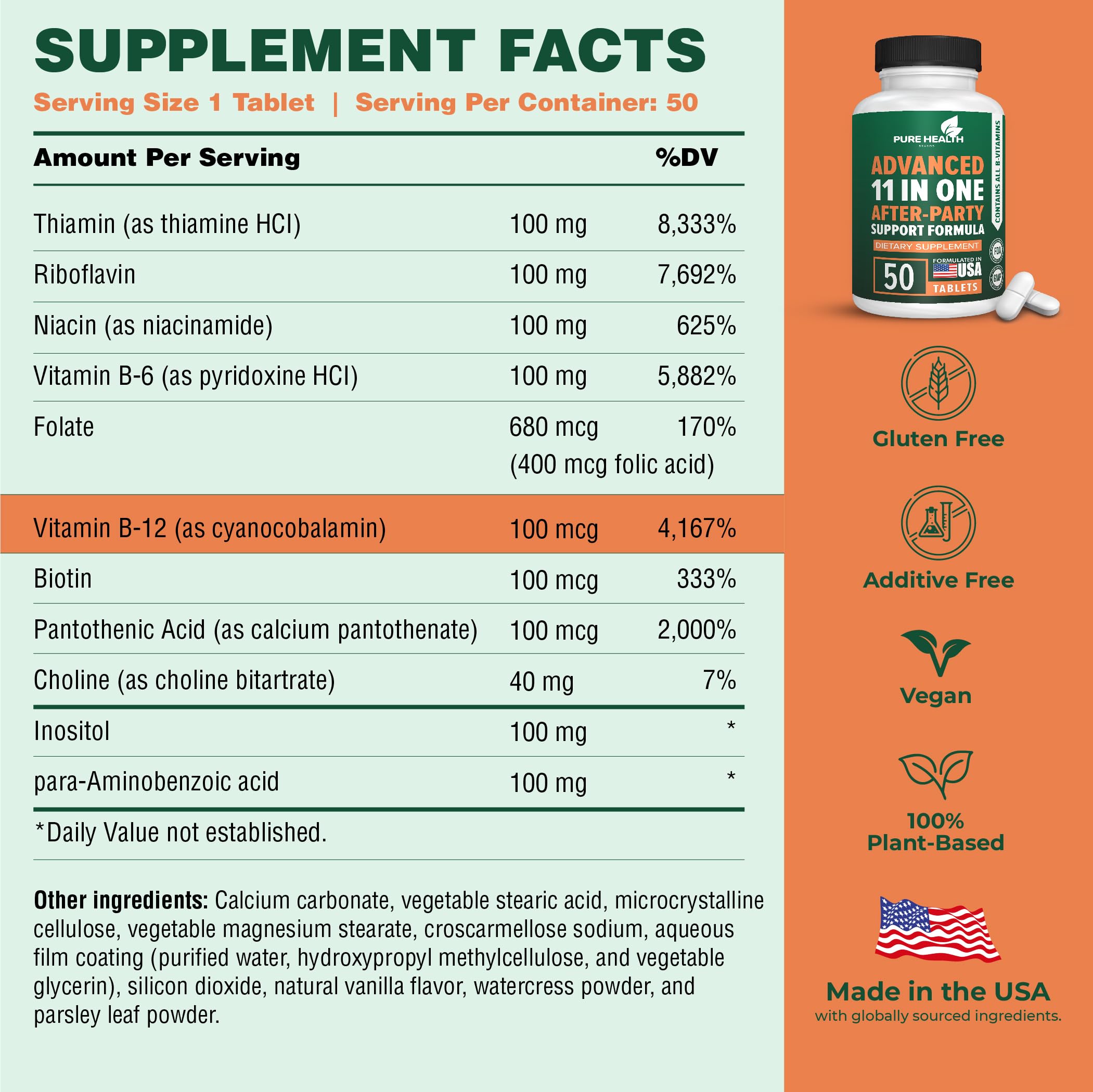 fast hydration blended vitamin & mineral supplements