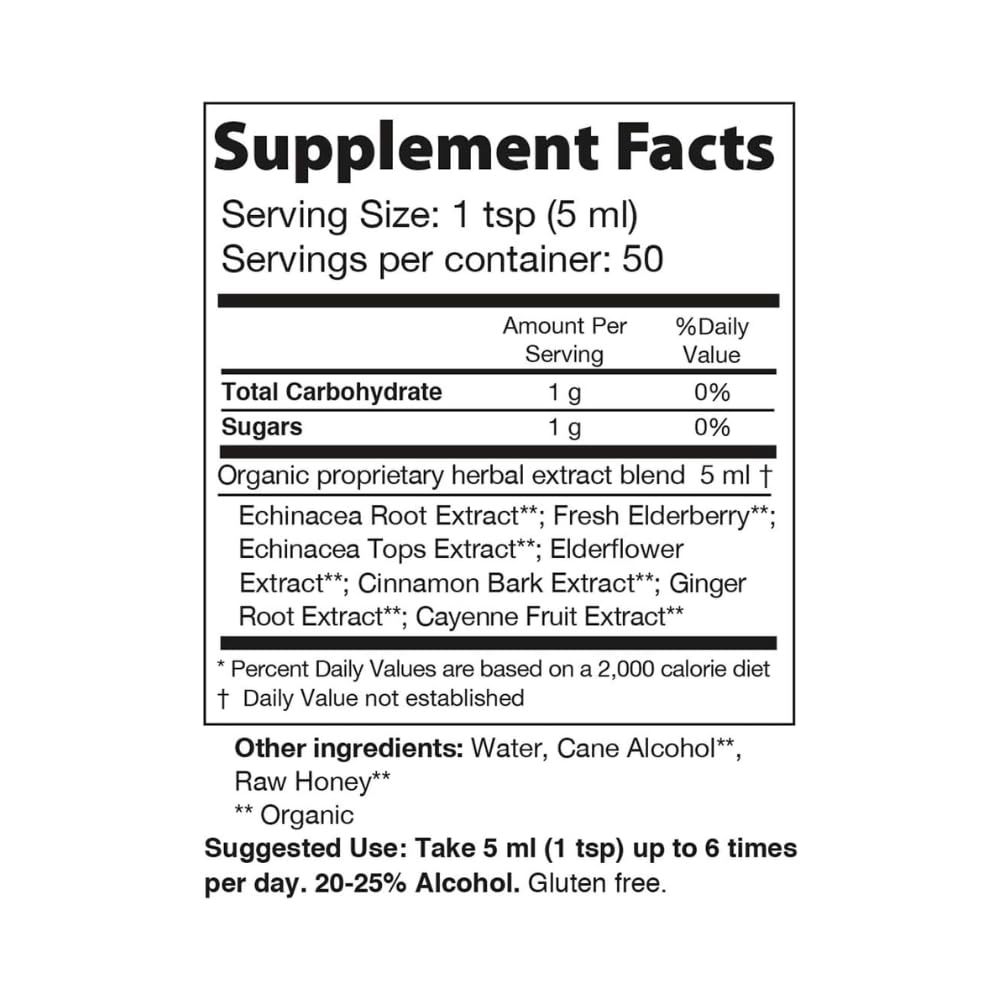 Fast immune response herbal formula