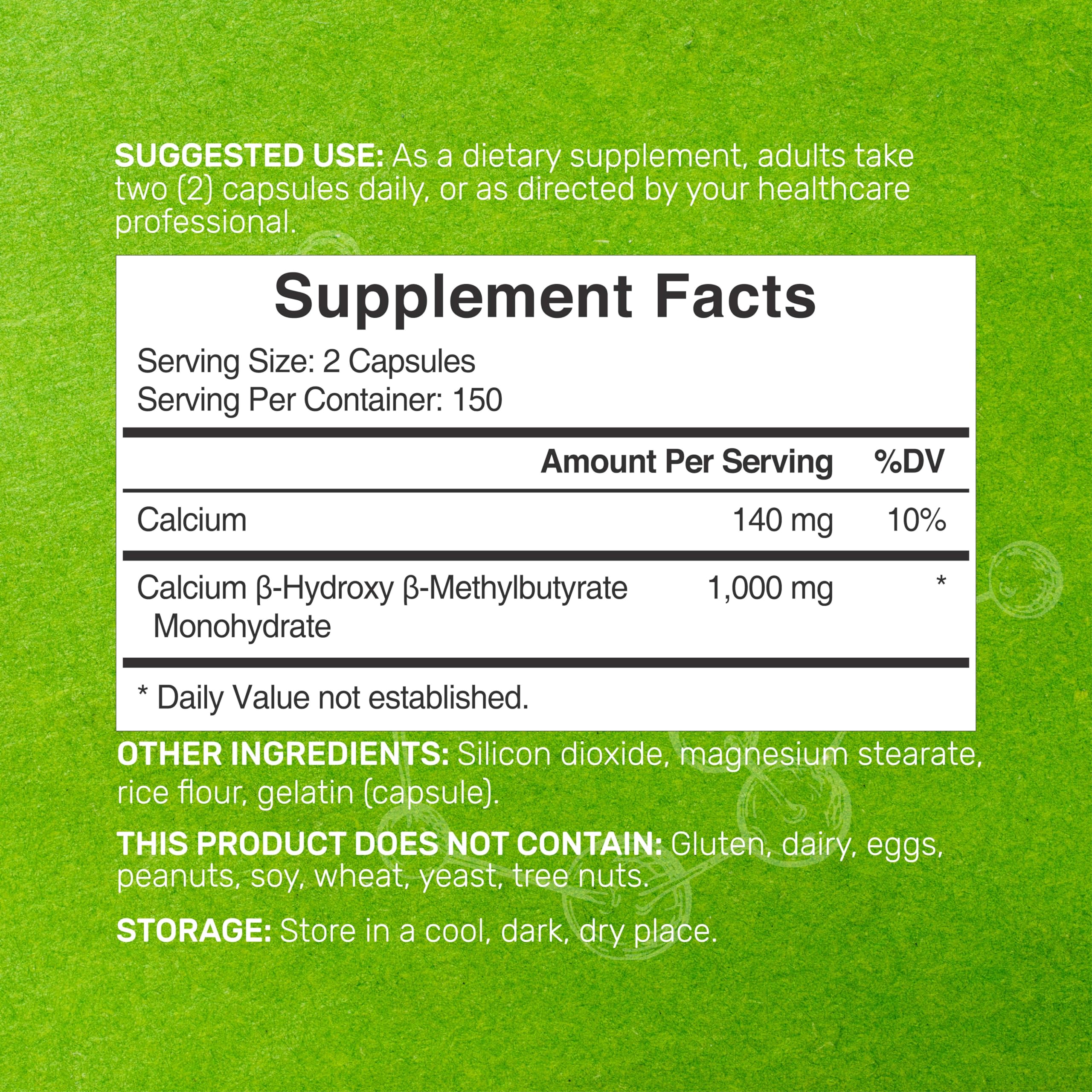 Fast recovery with HMB 1000 mg capsules