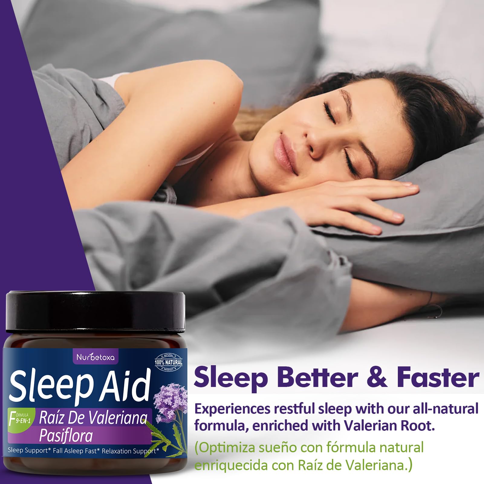 fast sleep support with valerian
