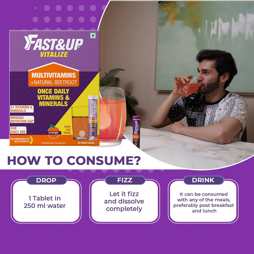 Fast & Up multivitamins for active lifestyle