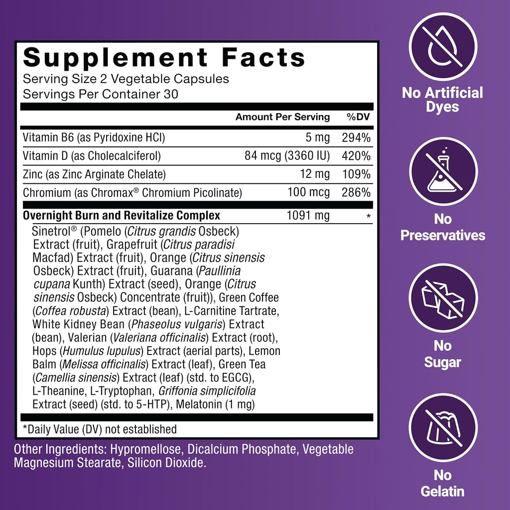 Fat burners for improved sleep quality