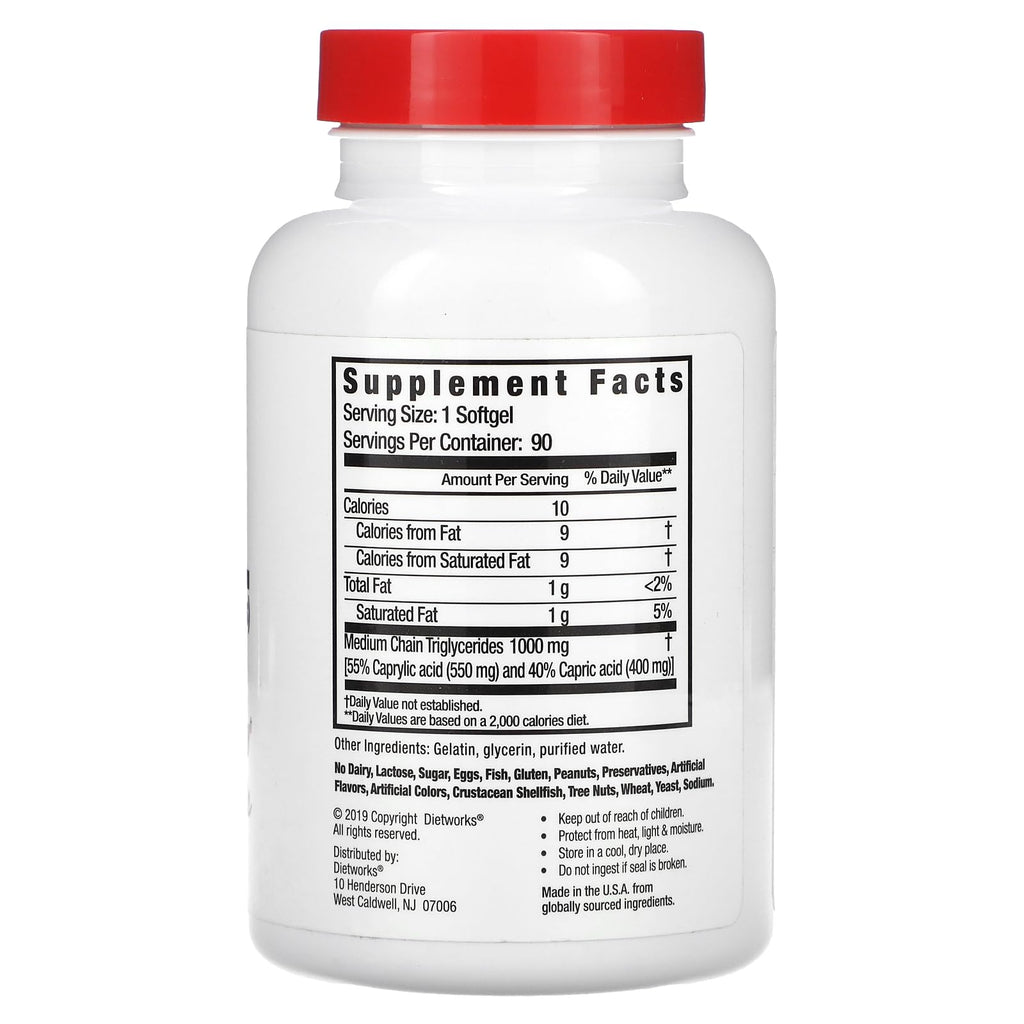 fat burners with MCT oil benefits