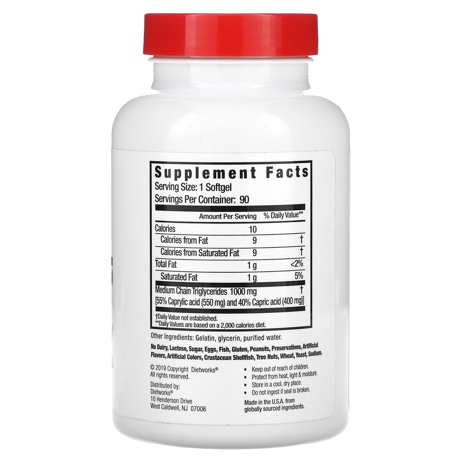 fat burners with MCT oil benefits