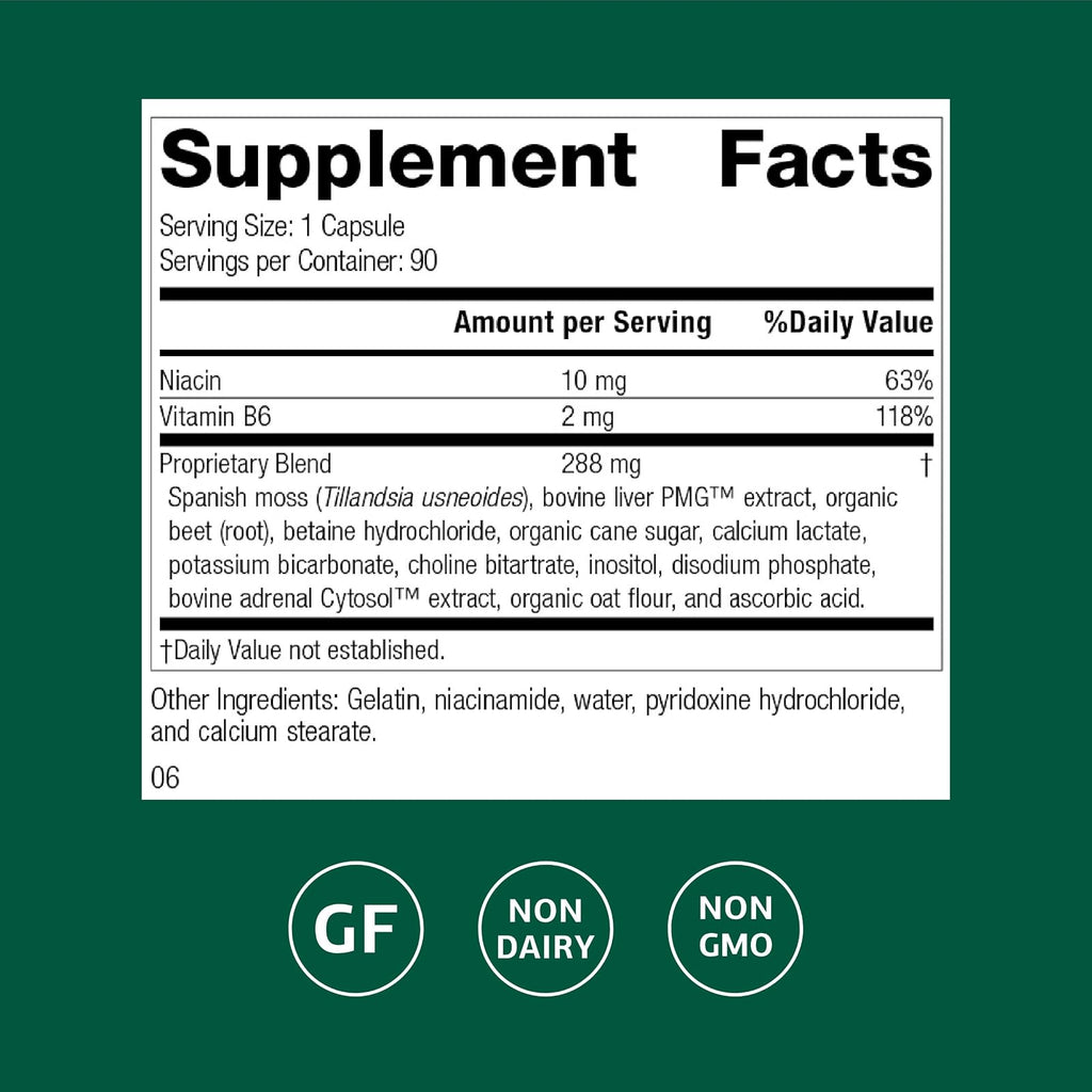 Fat processing vitamin B complex capsules
