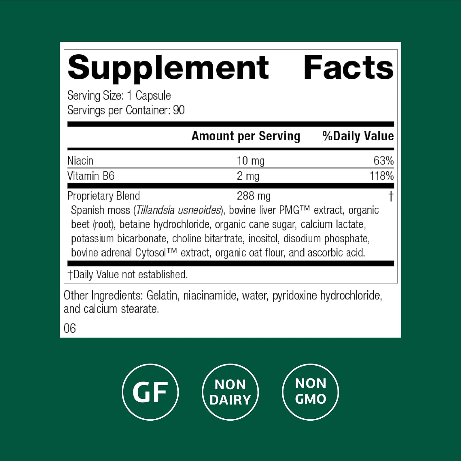 Fat processing vitamin B complex capsules