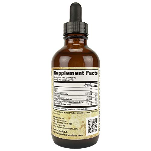 Father's Formulations iodine for focus enhancement
