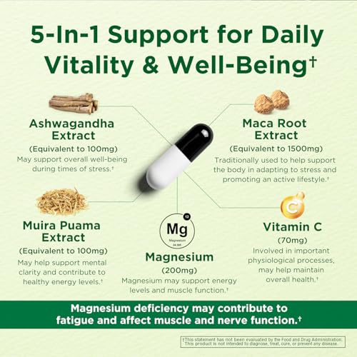 fatigue reduction blended vitamins