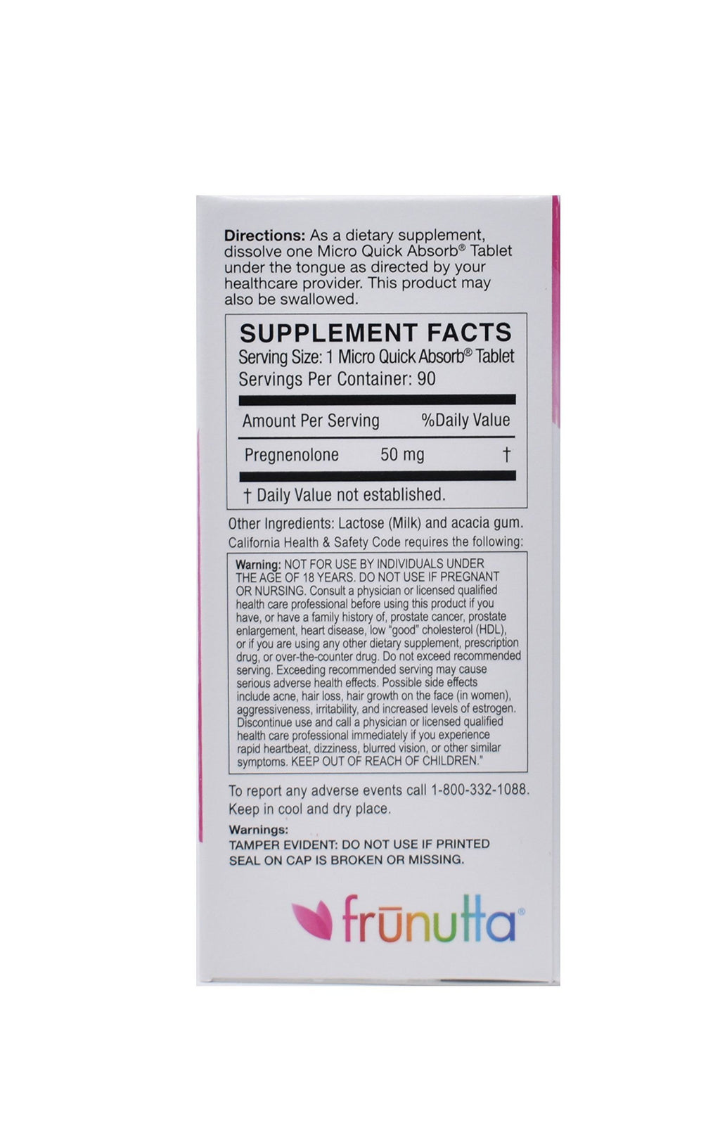 fatigue relief with Frunutta Pregnenolone