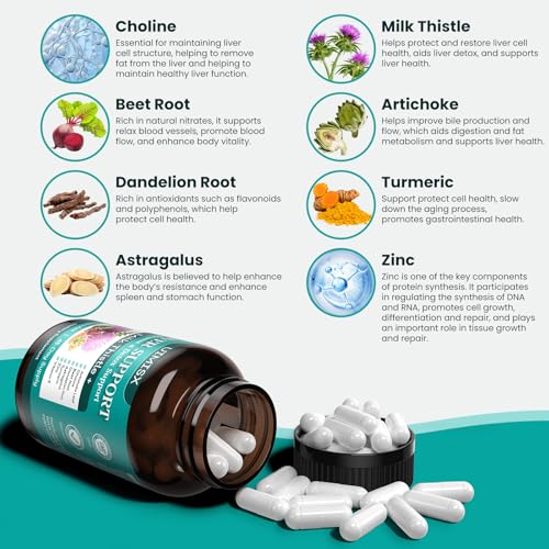 fatty liver support with milk thistle