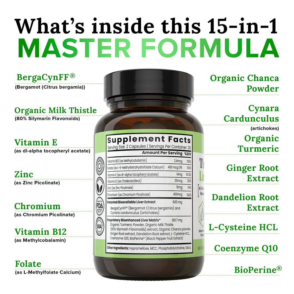 fatty liver support with milk thistle