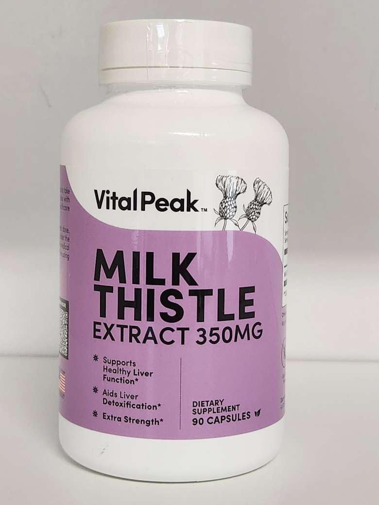 Fatty liver support with milk thistle