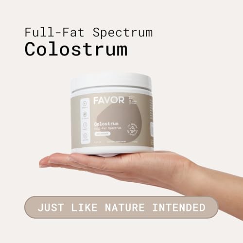 Favor colostrum for healthy immune function