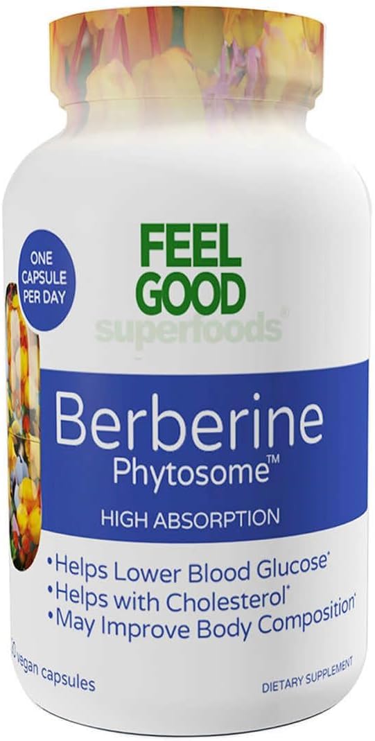 Feel Good Superfoods berberine capsules for wellness