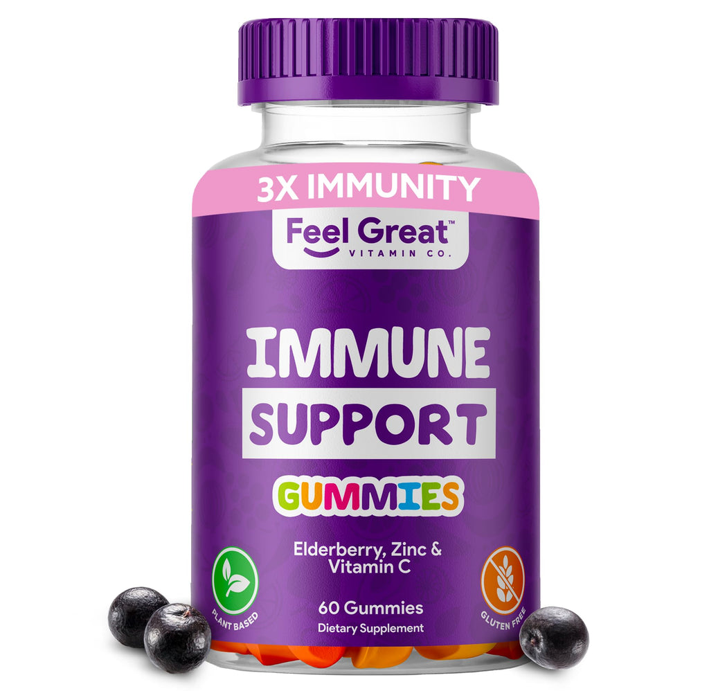 Feel Great elderberry gummies for immunity