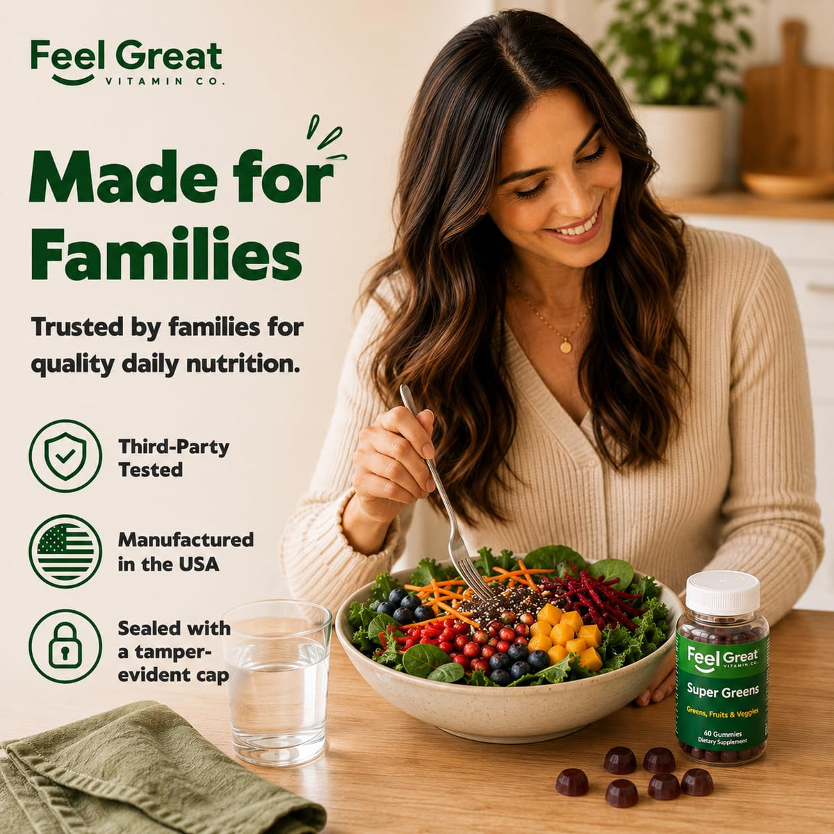 Feel Great gummies for seniors' wellness