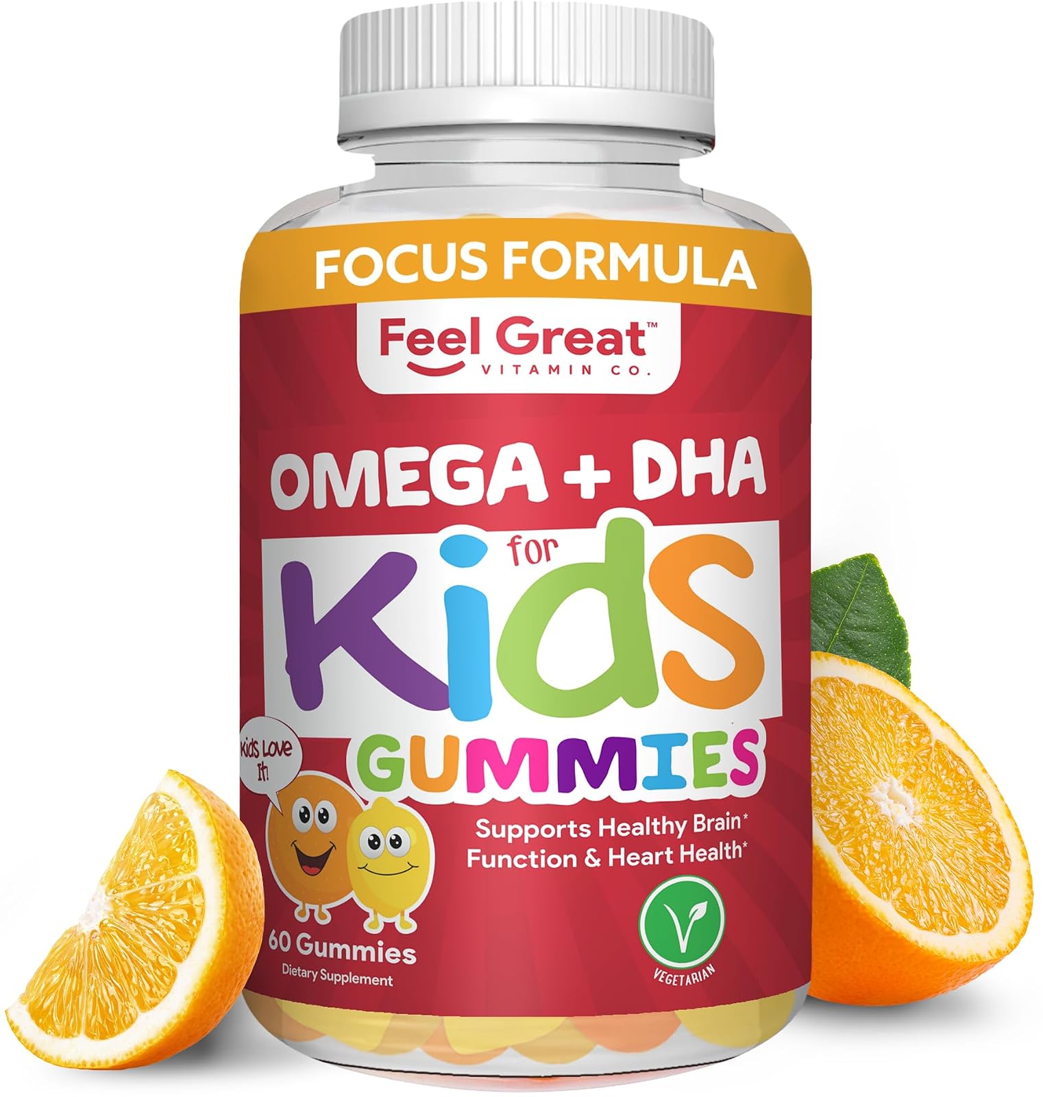 Feel Great kids gummies for brain health
