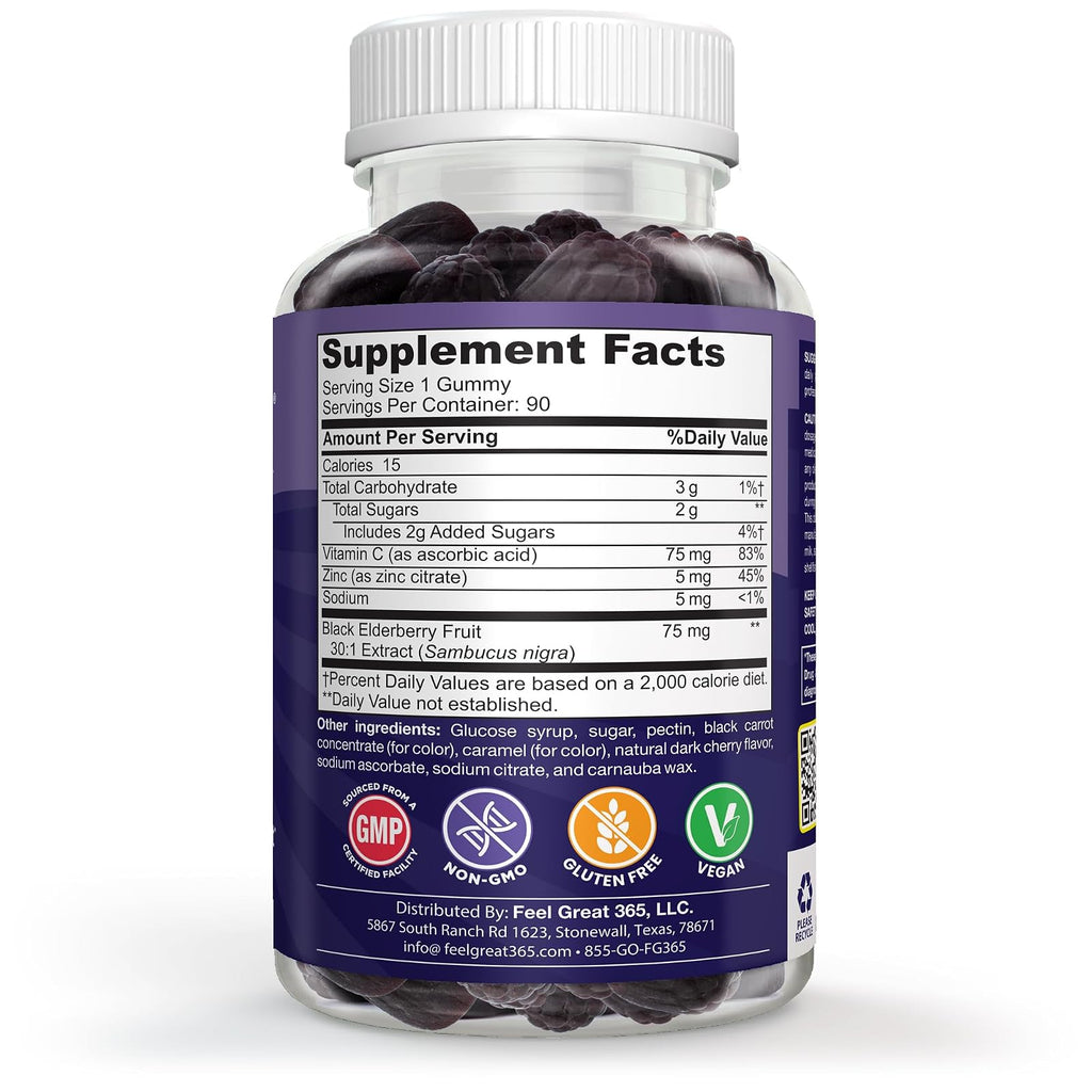 Feel Great kids immune support gummies