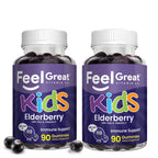 Feel Great kids vitamins elderberry gummies