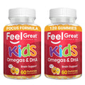Feel Great Omega 3 DHA gummies for kids