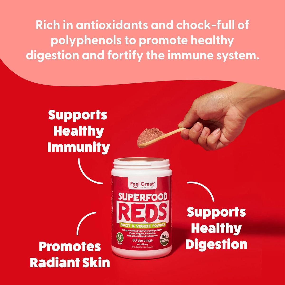 Feel Great superfood blend for health