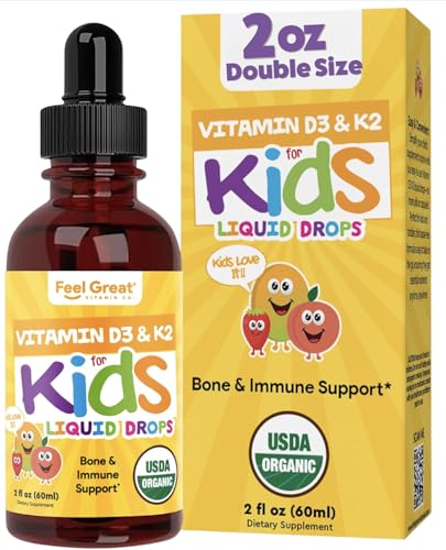 Feel Great vitamin D3 K2 drops
