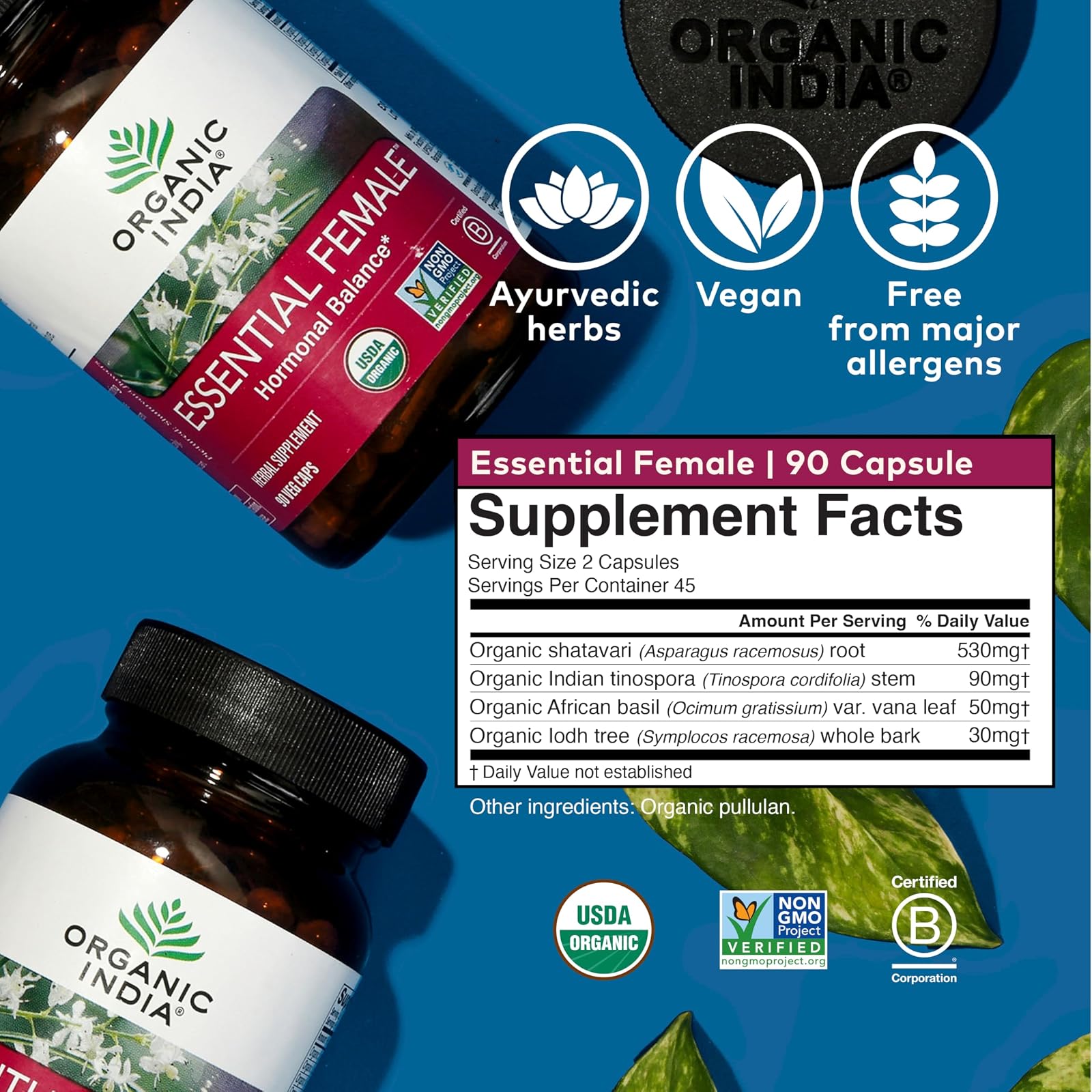female wellness adaptogen capsules