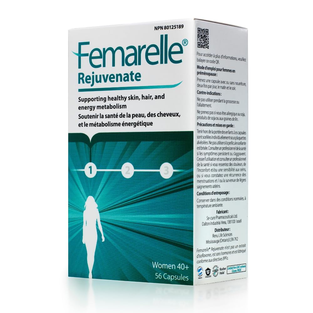Femarelle Rejuvenate menopause relief capsules