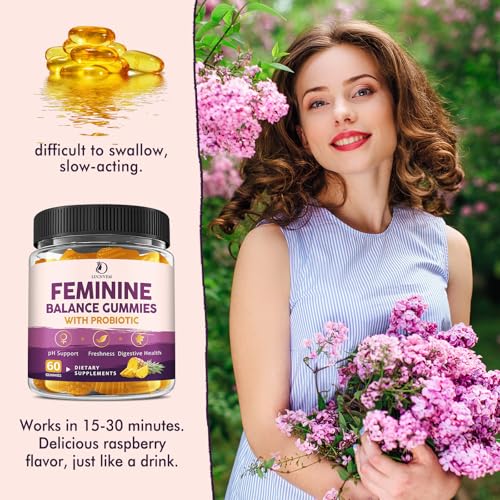 Feminine Balance gummies for everyday digestion