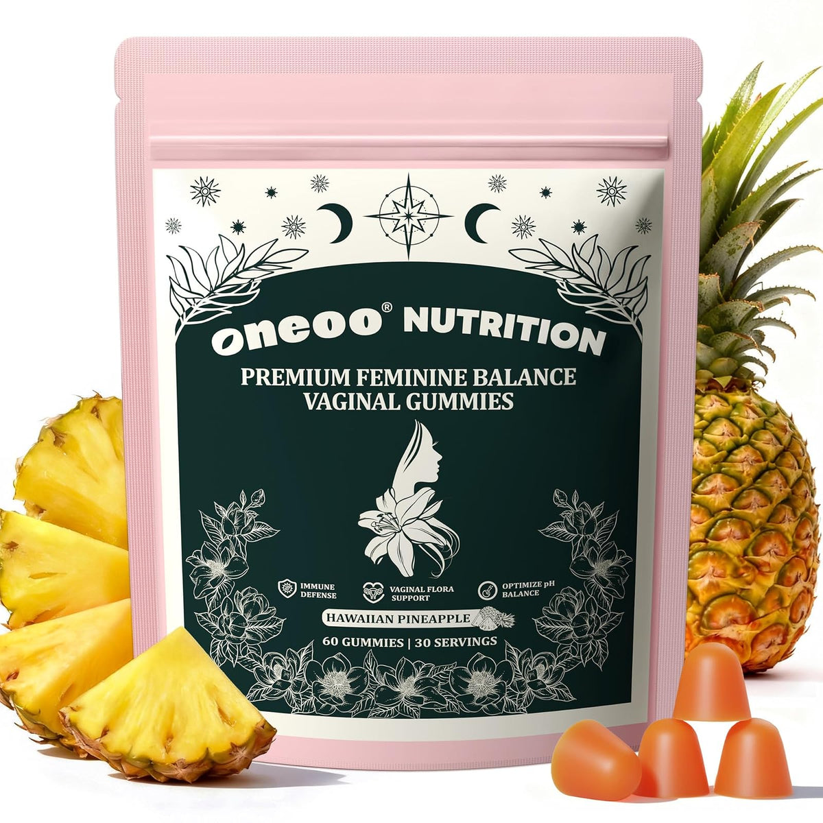 Feminine Balance gummies for hormonal support